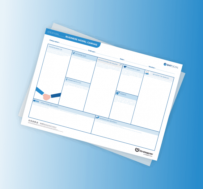 Template Business Model Canvas pour vos ateliers Design Thinking | Emy Digital